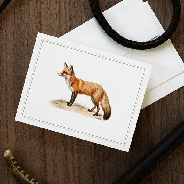 Equestrian Thank You Card - Etsy