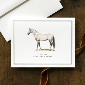 Custom Horse Stationery | Horse Thank You Cards | Vintage Equestrian ...