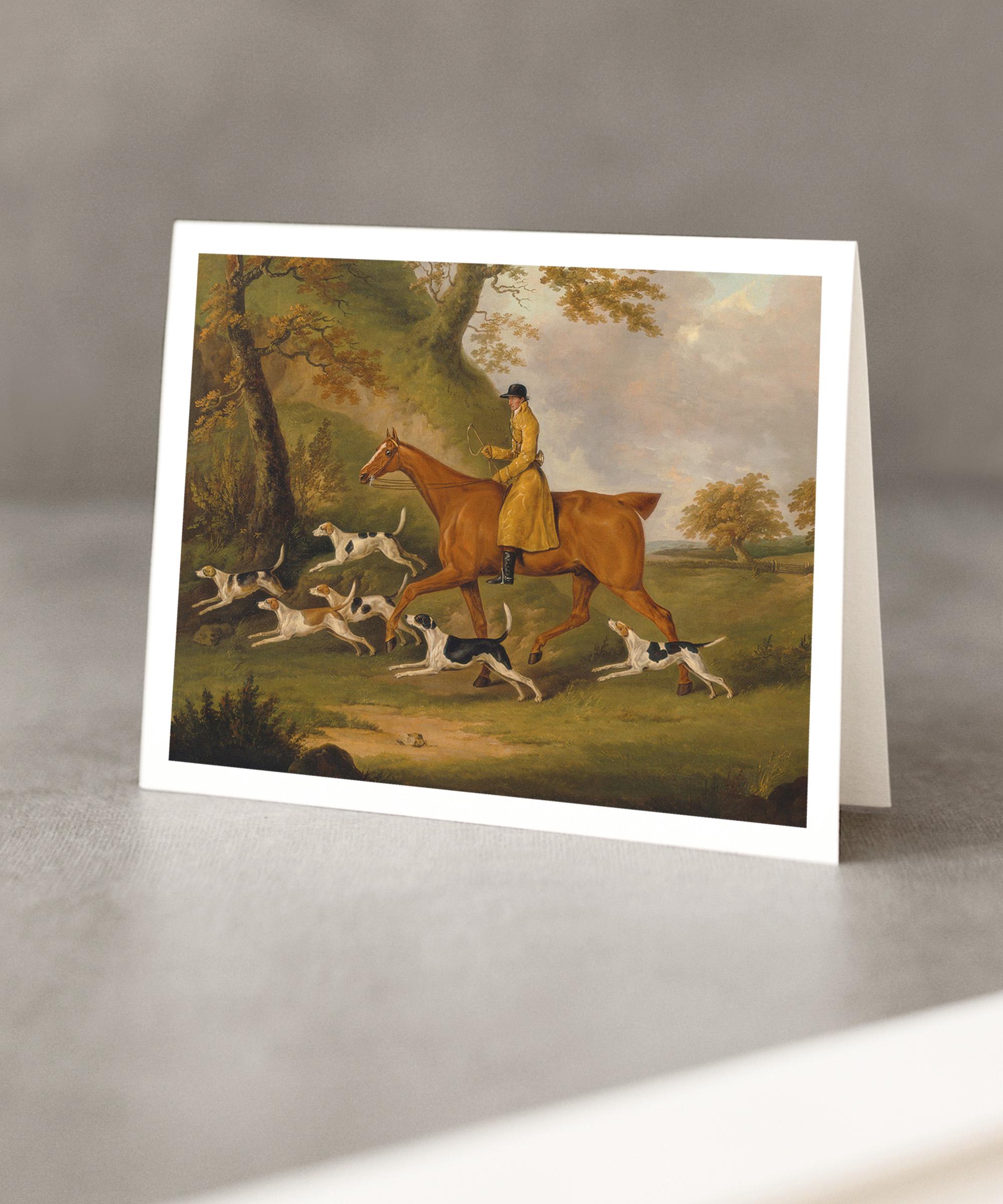 Fall Hunt Scene Equestrian Greeting Cards | Fox Hunting Stationery Set ...