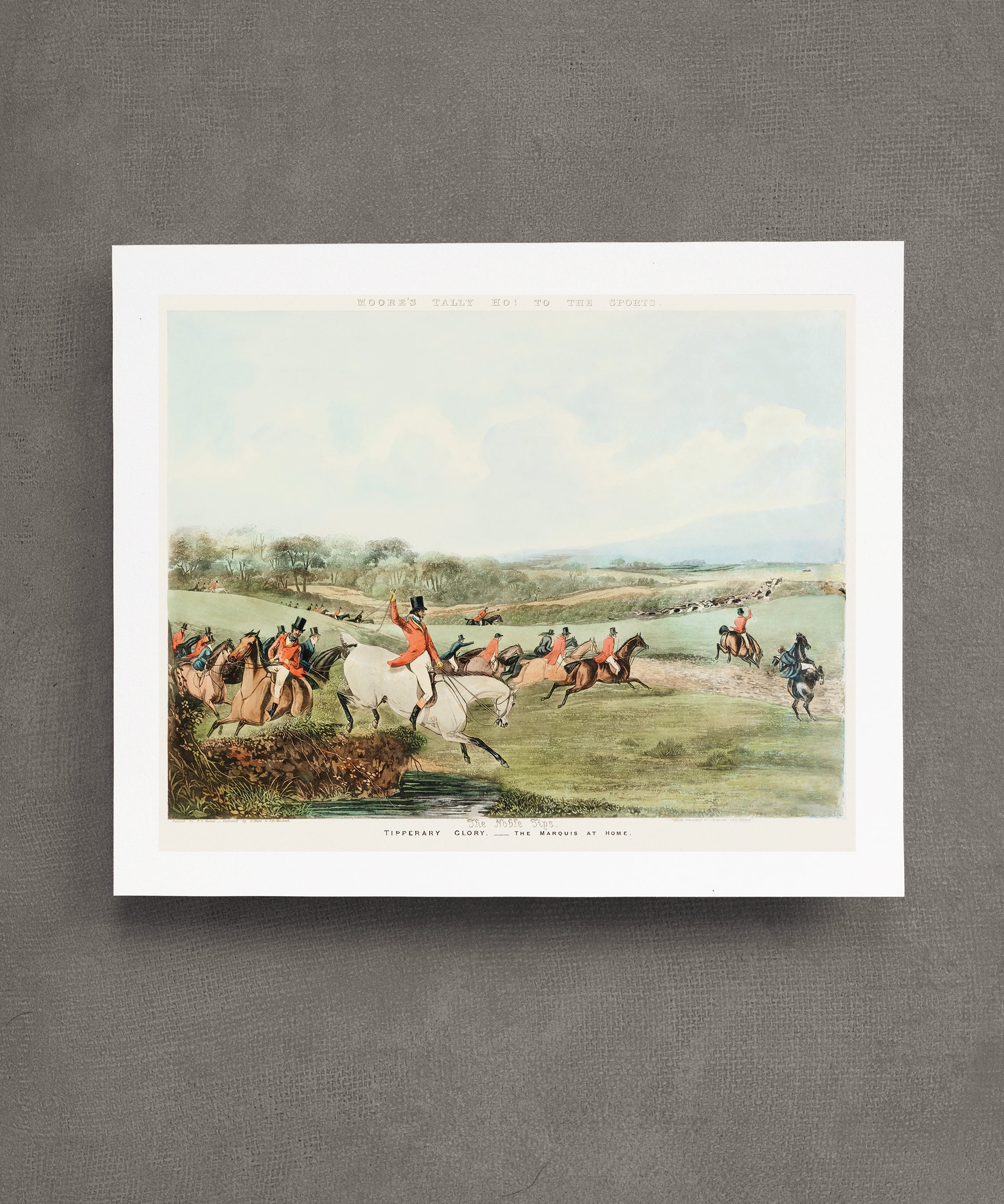 Set of 4 Vintage Fox Hunting Prints Hunt Scene Paintings - Etsy