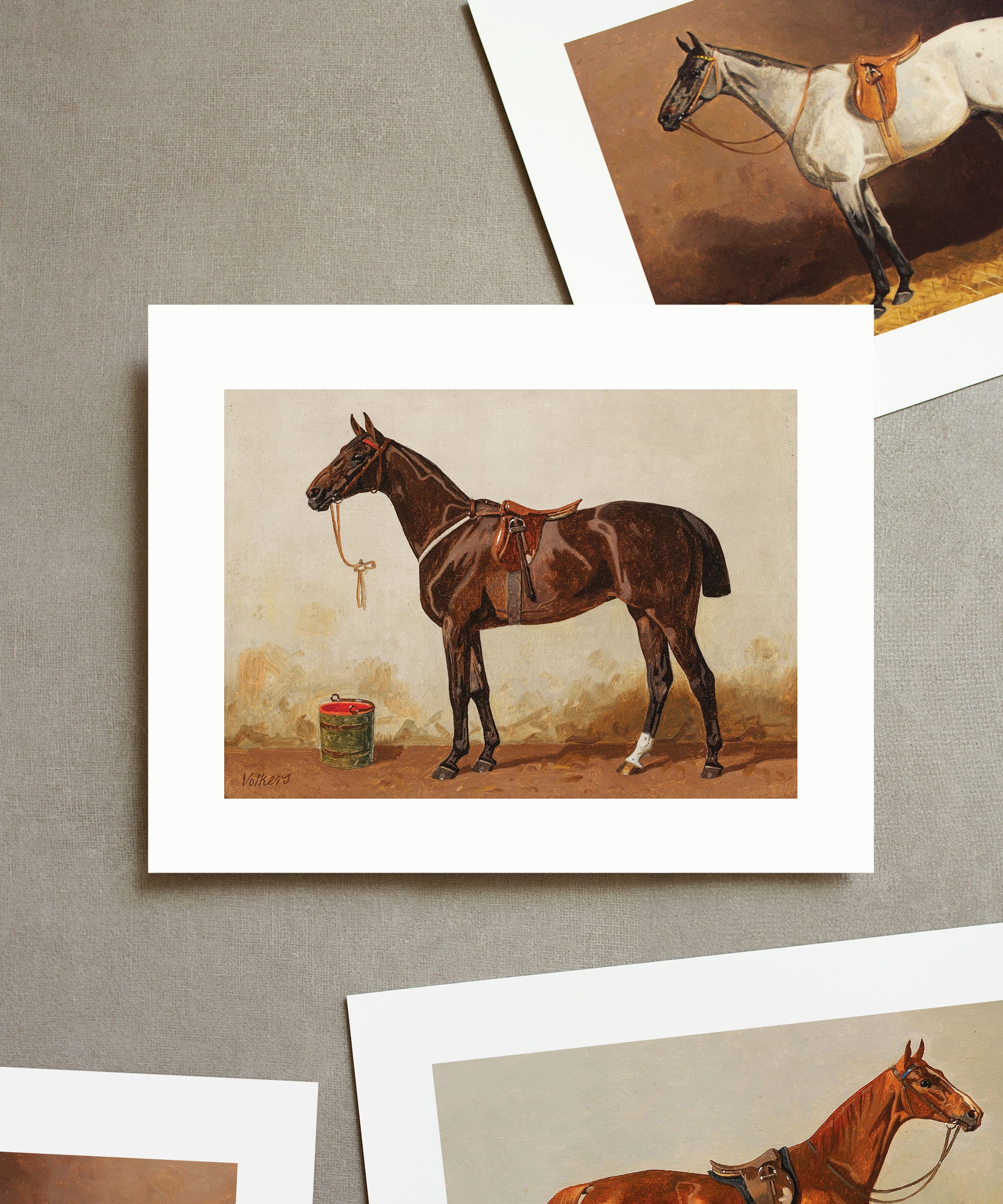 Set of Horse Paintings Horse Prints Equestrian Style - Etsy