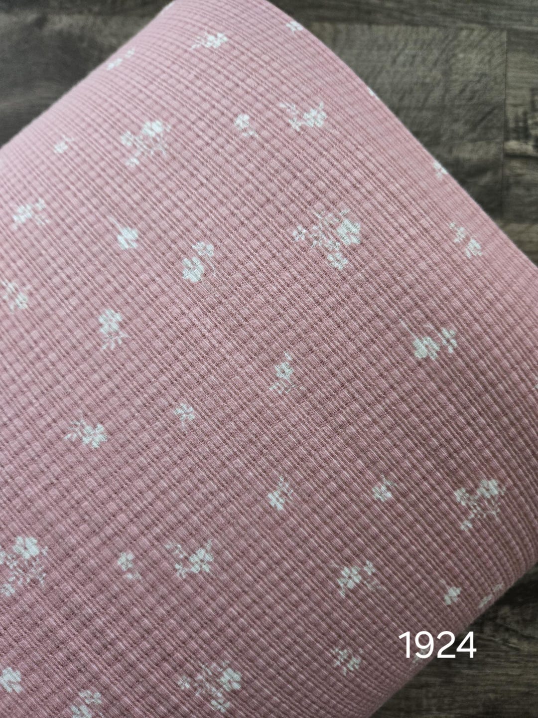 Pointelle Knit, Fabric by the Yard, Rib Knit Floral, Rib Knit, Rose ...