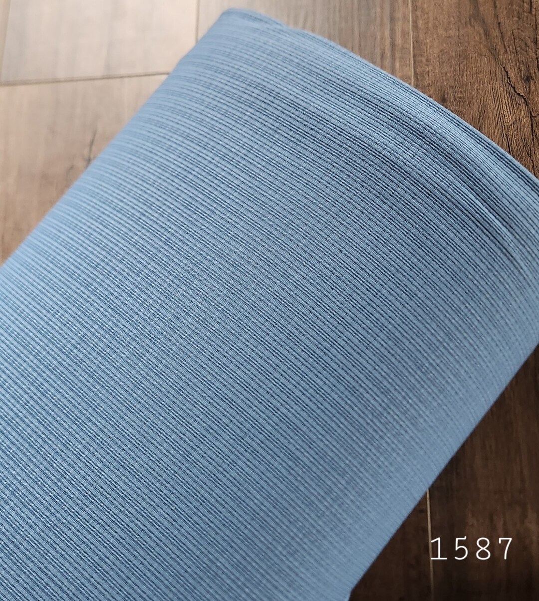 Pointelle Knit, Fabric by the Yard, Rib Knit Floral, Rib Knit, Solid ...