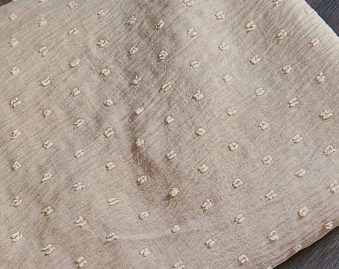 Textured Swiss Dot Fabric by the Yard, Poly Fabric by the Yard, Dark ...