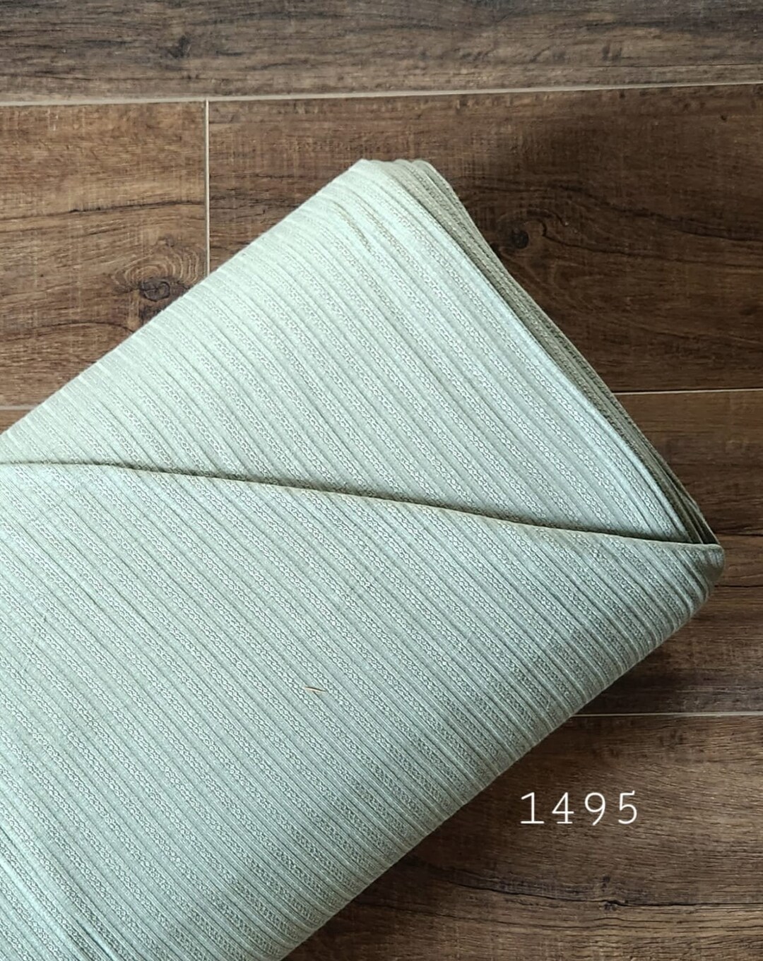 Ribbed Knit, Fabric by the Yard, Floral, Rib Knit, Solid Sage Green ...