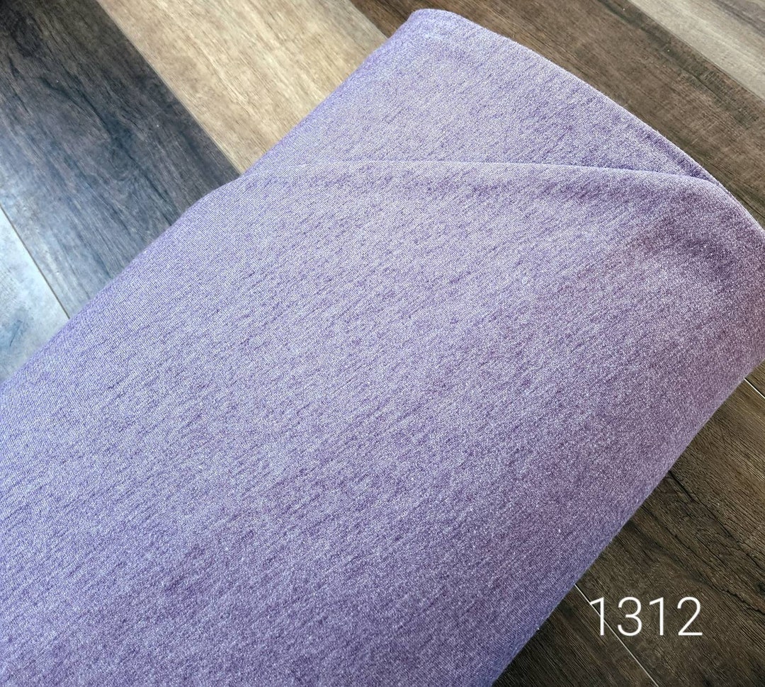 Solid French Terry Knit Fabric, French Terry Knit Fabric by the Yard ...