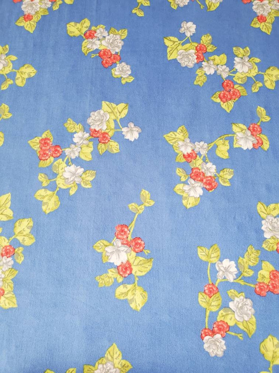 Double Brushed Knit Fabric, Double Brushed, Fabric by the Yard, Blue ...