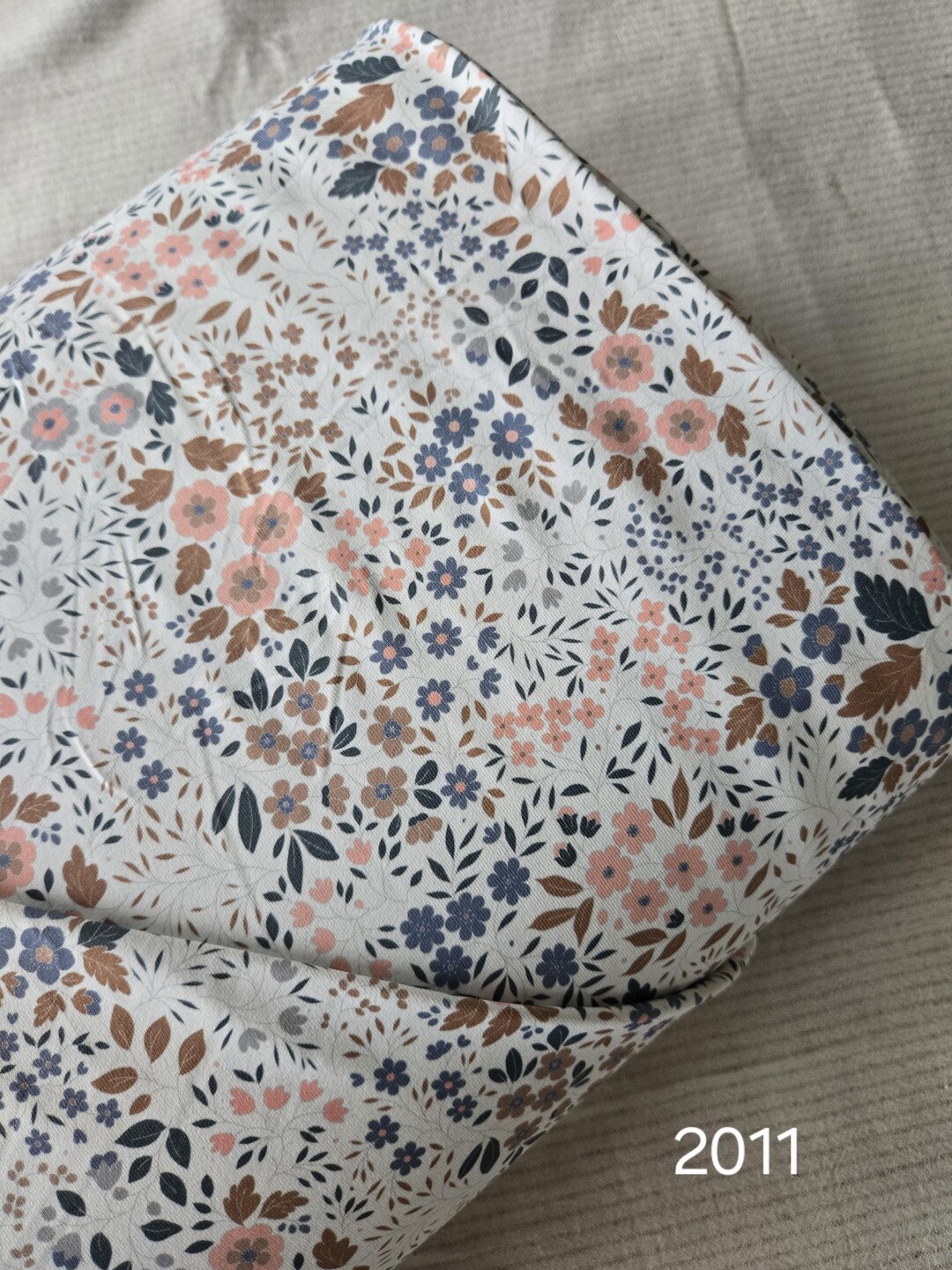 Shiloh Floral, Smooth Poly Spandex Knit Fabric by the Yard, Knit Fabric ...