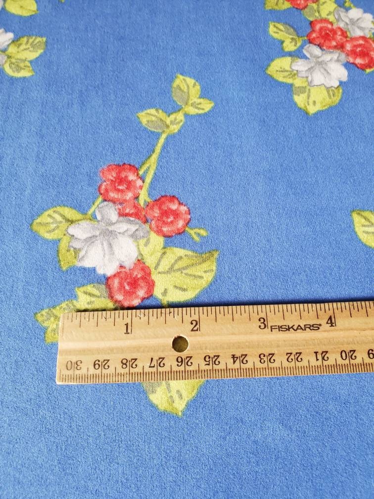 Double Brushed Knit Fabric, Double Brushed, Fabric by the Yard, Blue ...