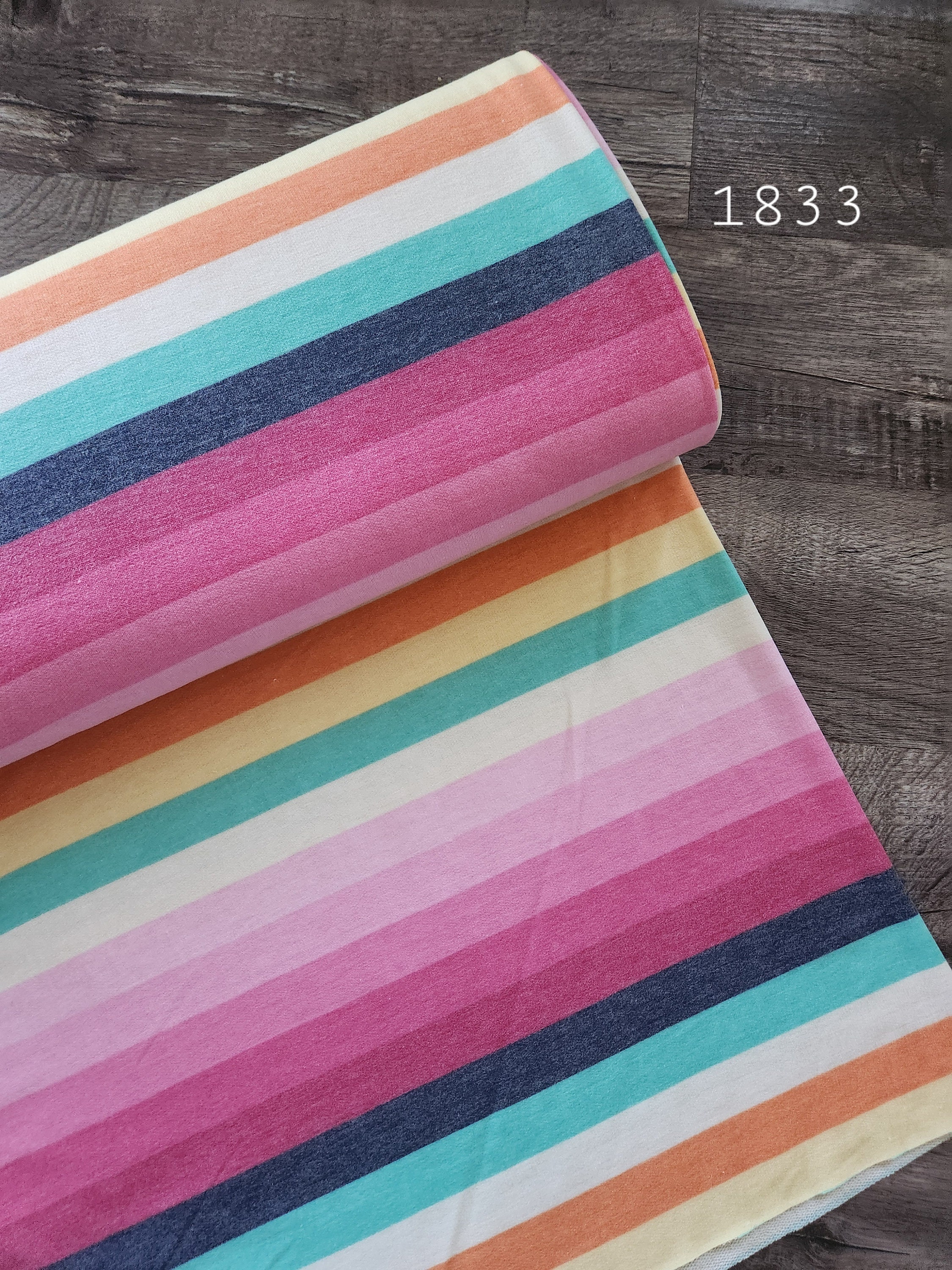 French Terry Knit Fabric, French Terry Knit Fabric by the Yard, Bright ...