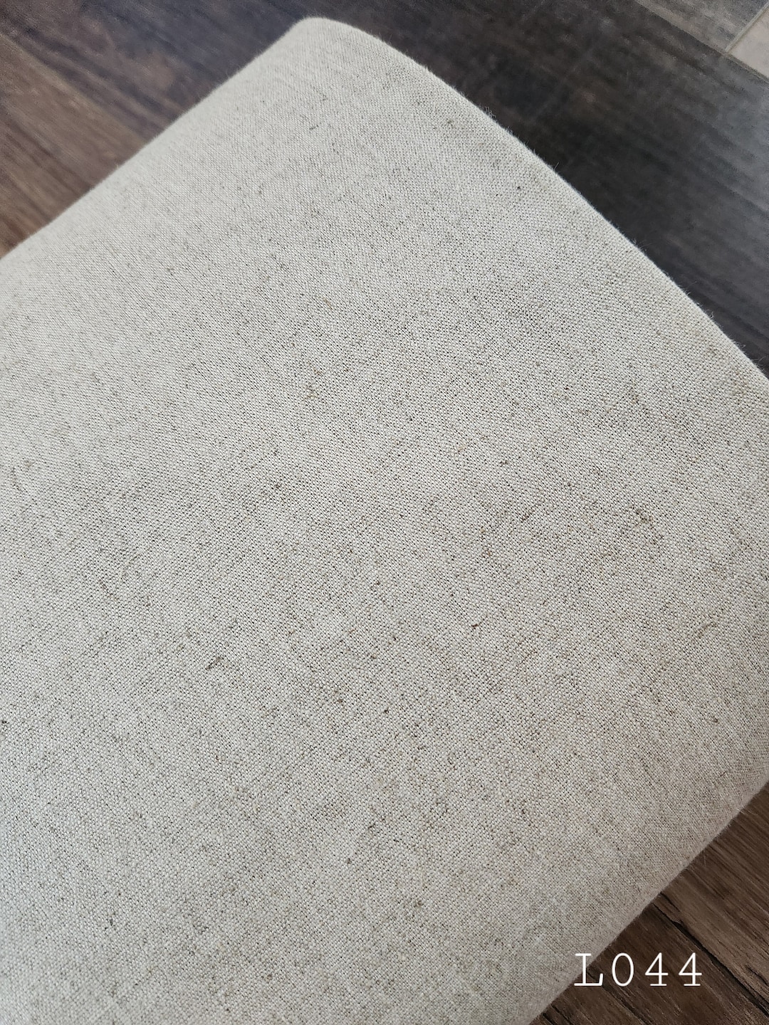 Linen/ Cotton Blend Fabric by the Yard, Solid Dark Natural #L044 - Etsy