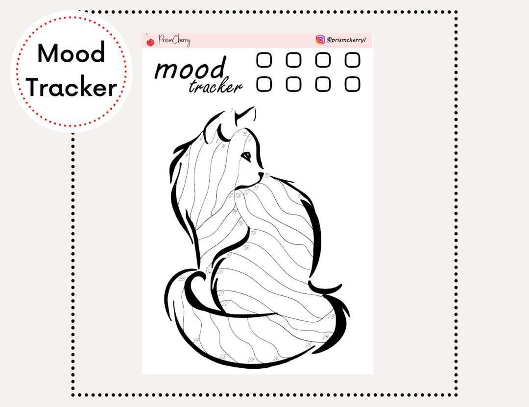 Cat Mood Tracker - Etsy