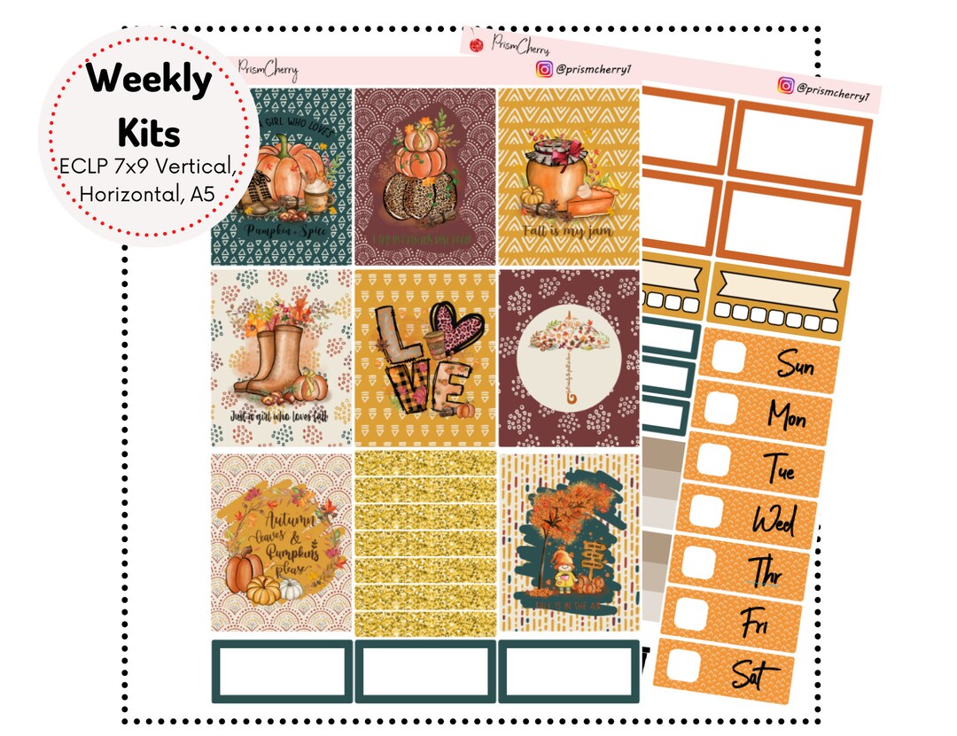 Boho Fall Weekly Kit - Etsy