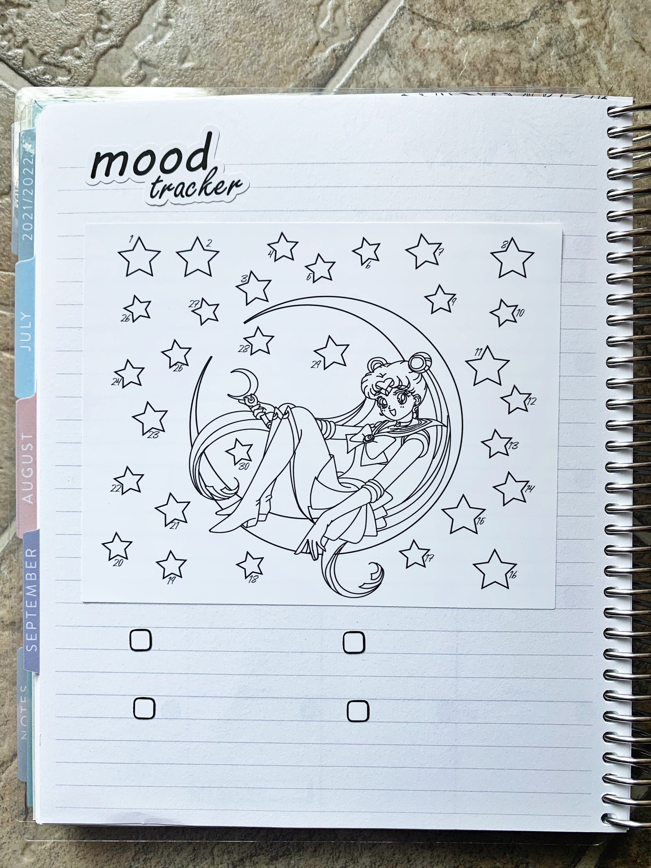 Sunflower Mood Tracker - Etsy