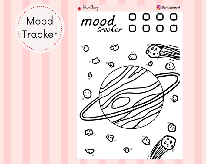 Saturn Mood Tracker - Etsy
