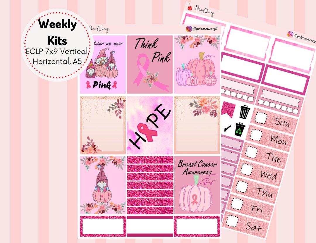Breast Cancer Awareness Weekly Kit - Etsy
