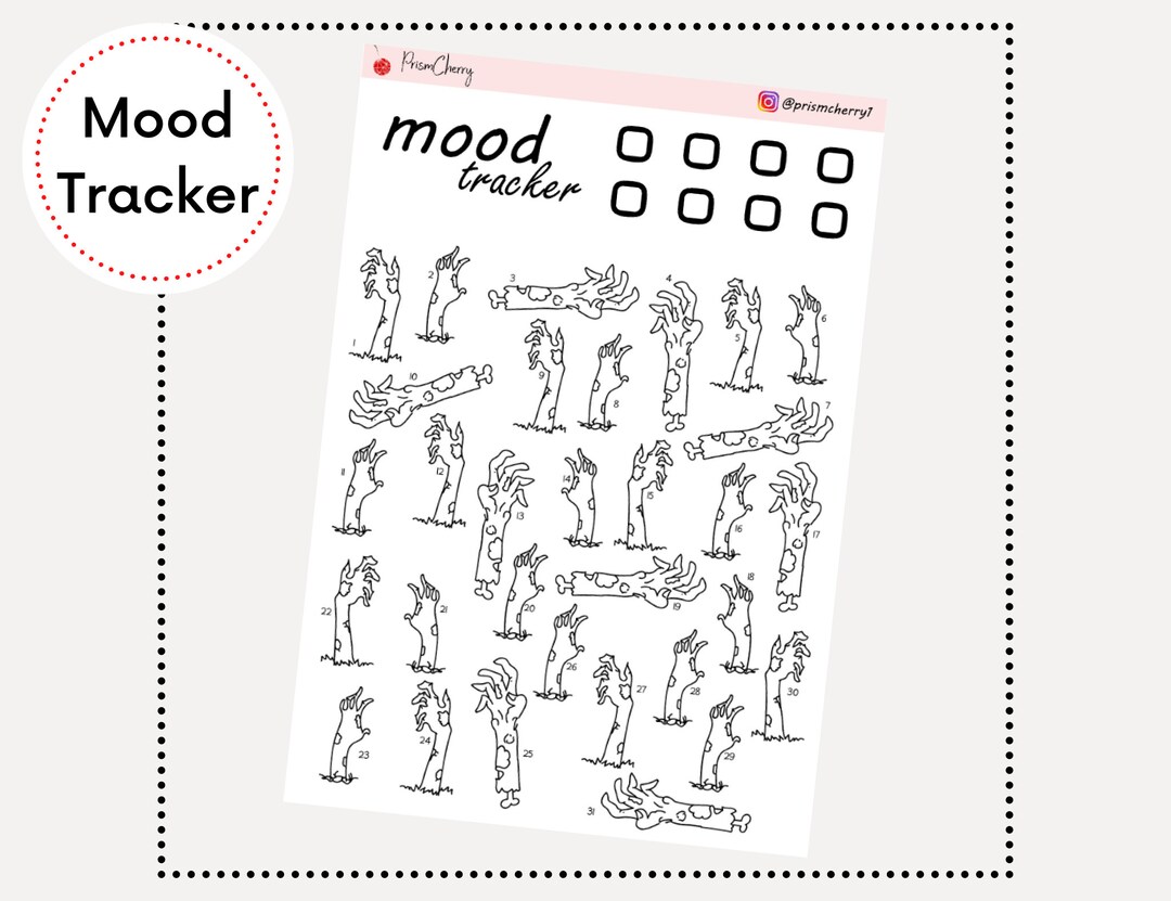 Zombie Arms Mood Tracker - Etsy