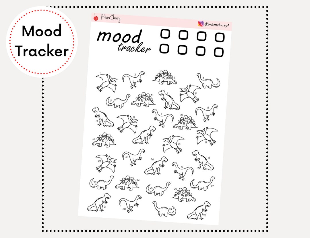 Dinos Mood Tracker - Etsy