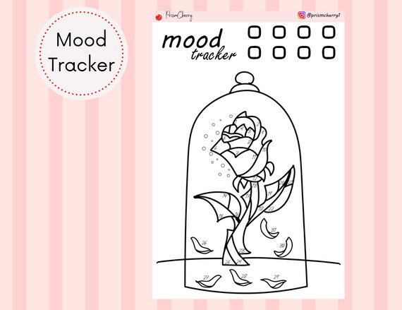 Rose Mood Tracker | Etsy
