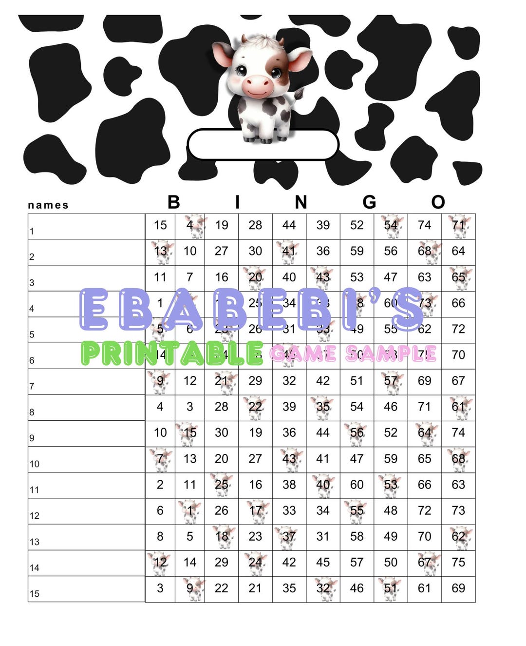 Double Action Bingo Board 1 - 75 Balls, 15 Player Bingo Board , 2 Mixed ...