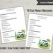 Printable Golf Lover Golfing Men Hobby Themed Father's Day Style Trivia ...
