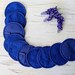Elegant Blue Reusable Makeup Remover Pads, Crafted From Organic ...