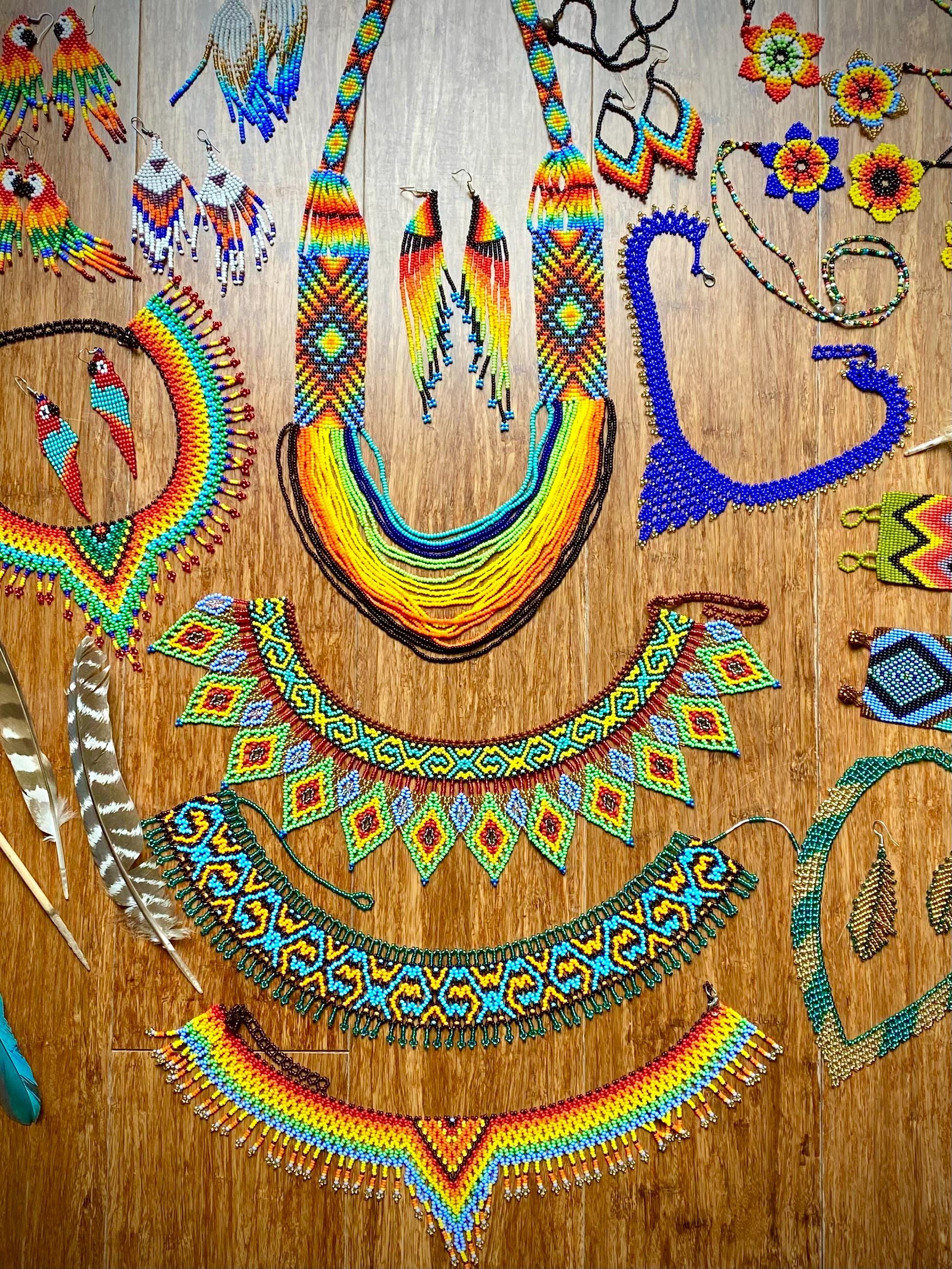 Peruvian Beaded Artisanal Necklaces, Earrings + Bracelets: Huacamayo ...