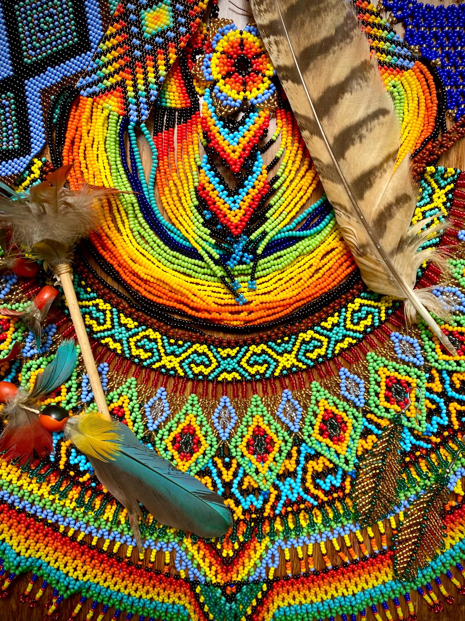 Peruvian Beaded Artisanal Necklaces, Earrings + Bracelets: Huacamayo ...