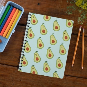 Spiral Notebook | Avocado | Food Journal | Hardcover Journal | Writing ...