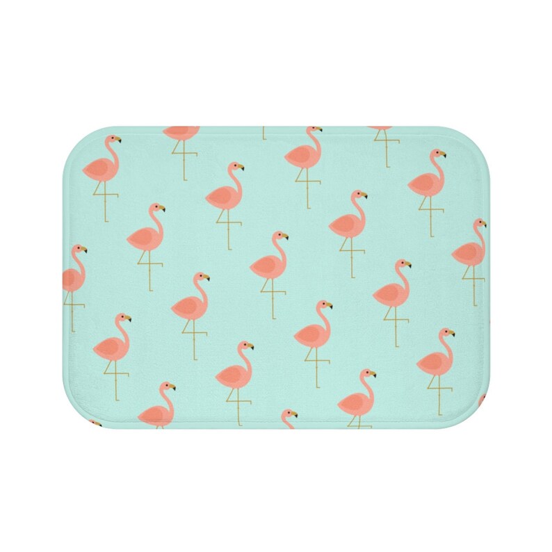 Flamingo Print Flamingo Decor Bathroom Remodel Cute Bathroom Decor ...
