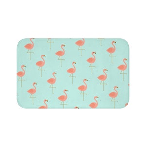 Flamingo Print | Flamingo Decor | Bathroom Remodel | Cute Bathroom ...