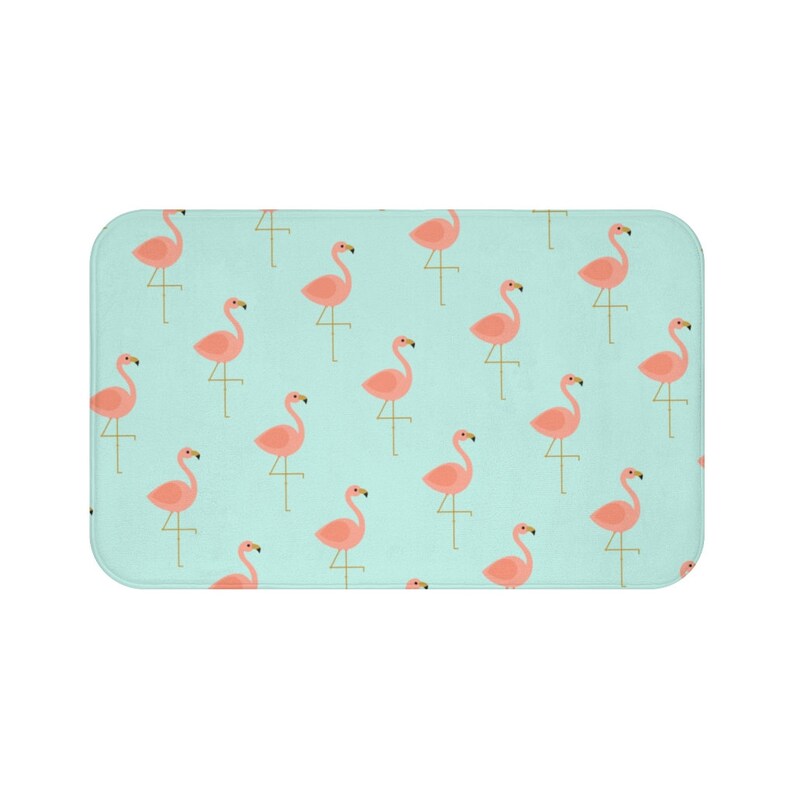 Flamingo Print | Flamingo Decor | Bathroom Remodel | Cute Bathroom ...