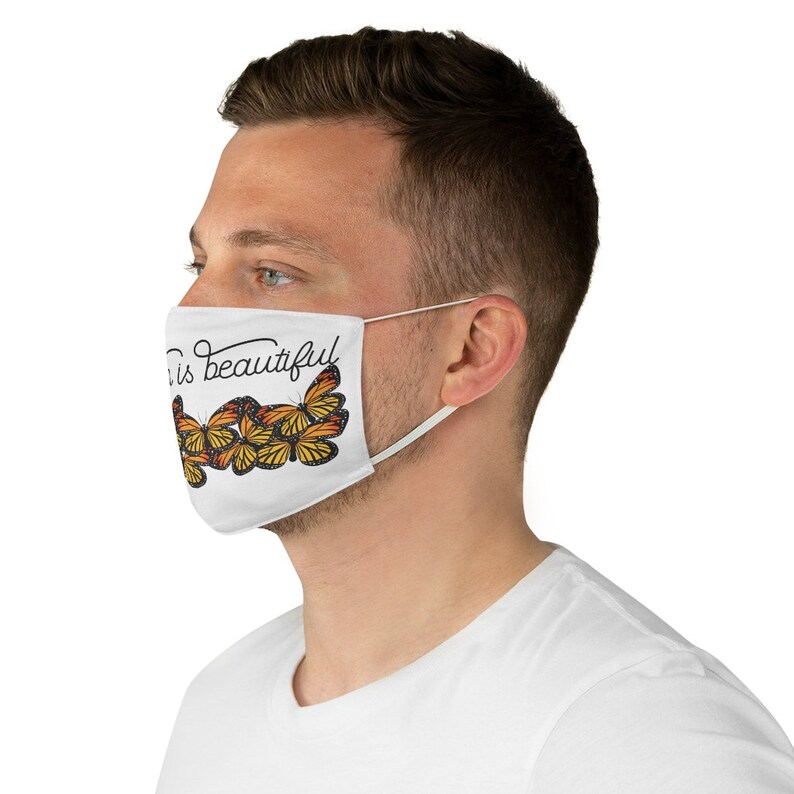 Monarch Butterfly Face Mask Butterfly Mask - Etsy Sweden