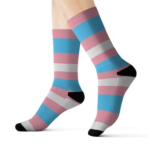 Trans Trans Pride Cute Socks Cool Socks Trans Rights | Etsy