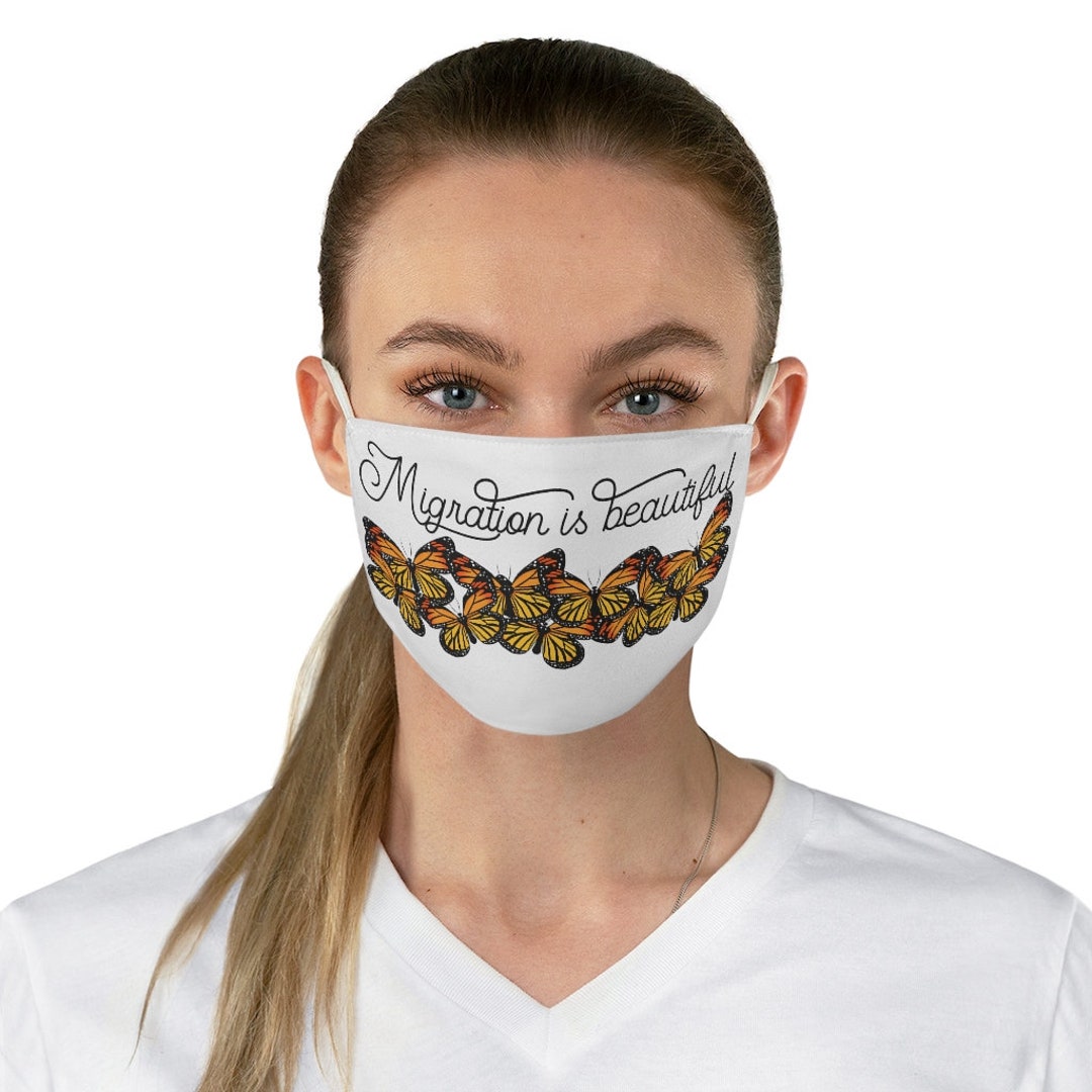 Monarch Butterfly Face Mask Butterfly Mask - Etsy Sweden