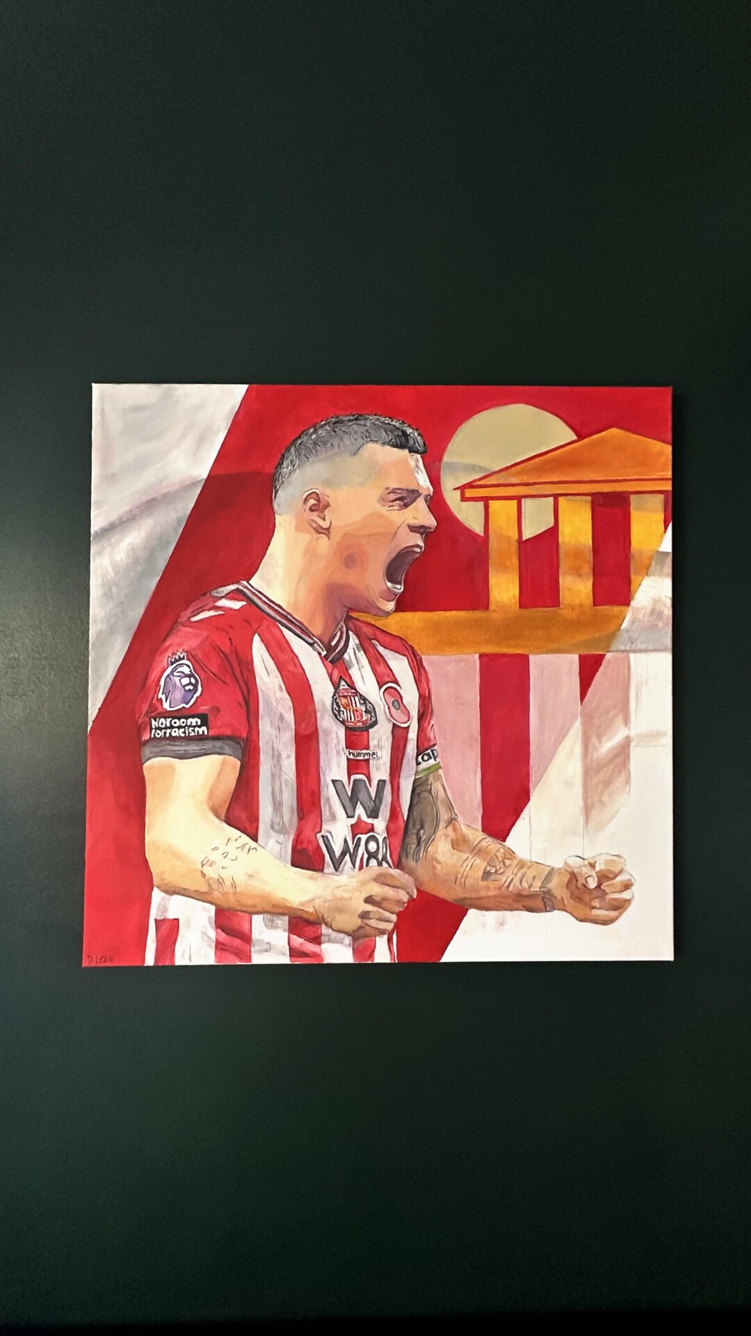 Granit Xhaka Oil Painting Print (safc/sunderland) - Etsy