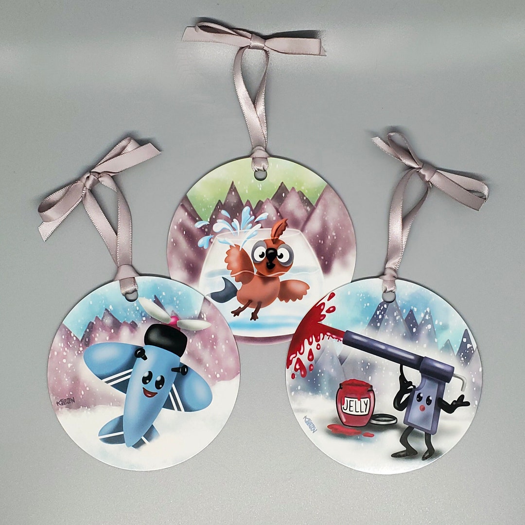 More Misfit Toys Inspired Original Illustrations on 3.5 Two-sided Flat ...