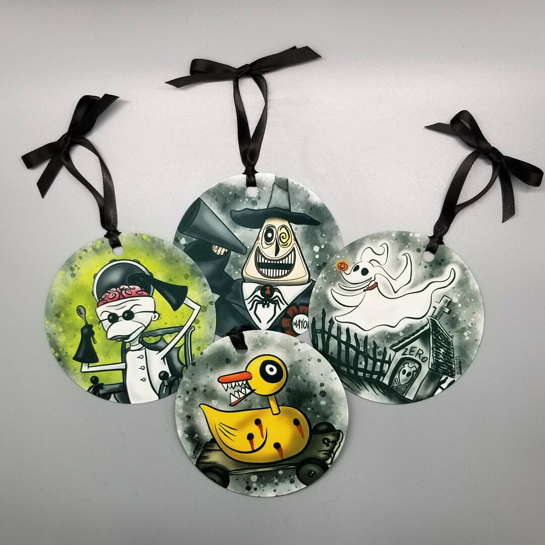 Dr. Finklestein, the Mayor, Zero and Zombie Duck Inspired Original ...