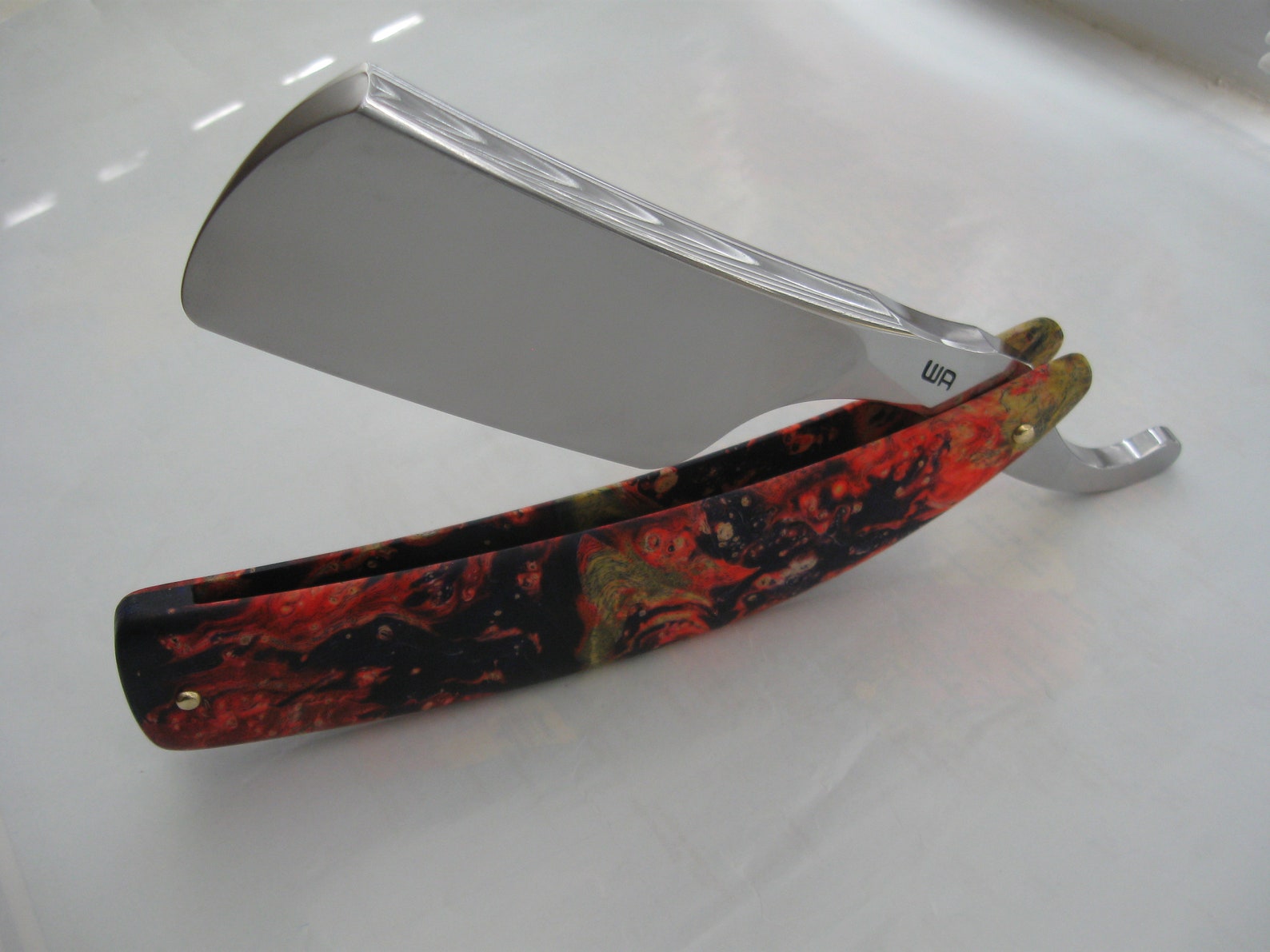 Custom straight razor Gipson Razor 13/8 | Etsy