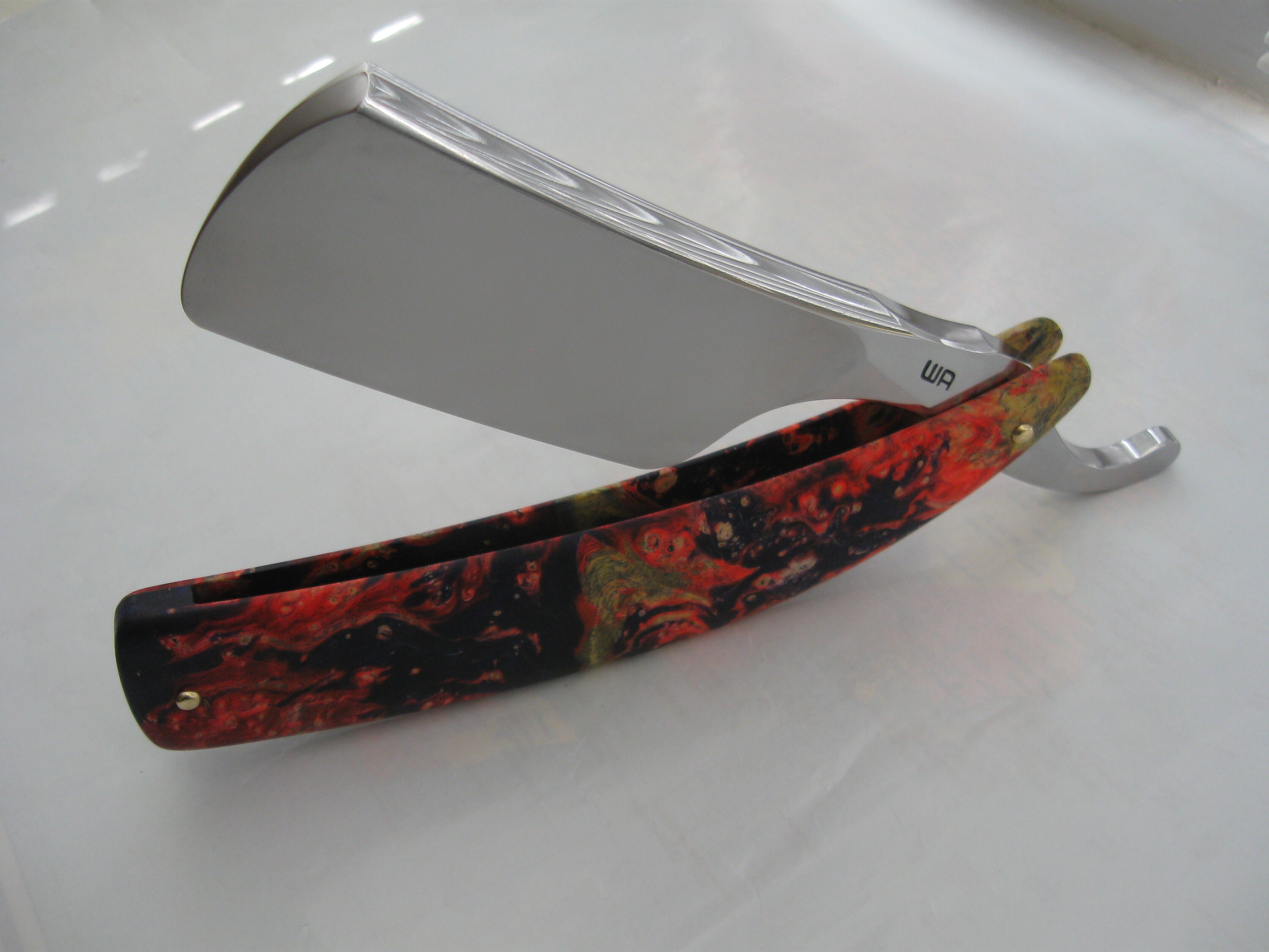 Custom straight razor Gipson Razor 13/8 | Etsy