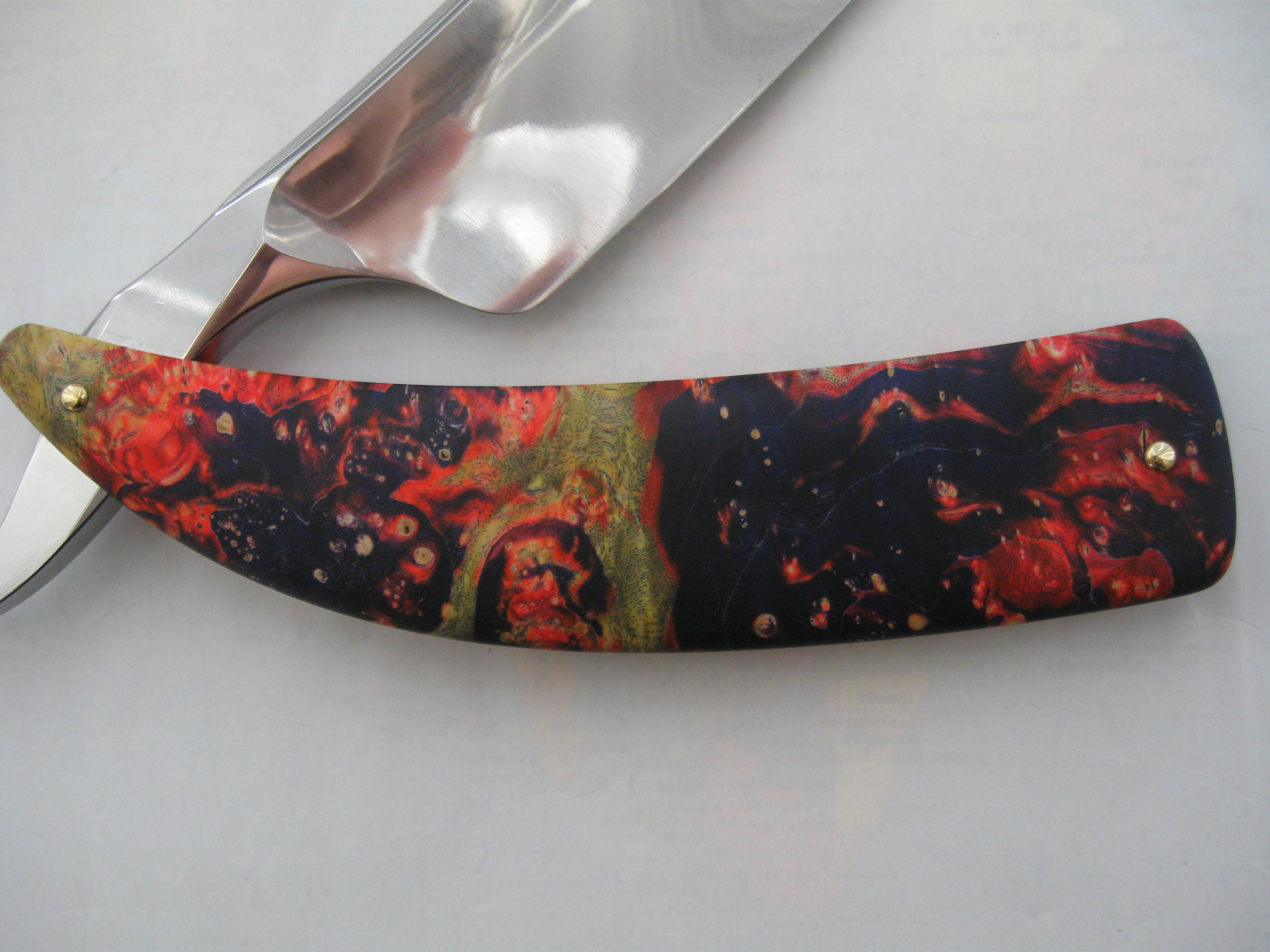 Custom straight razor Gipson Razor 13/8 | Etsy