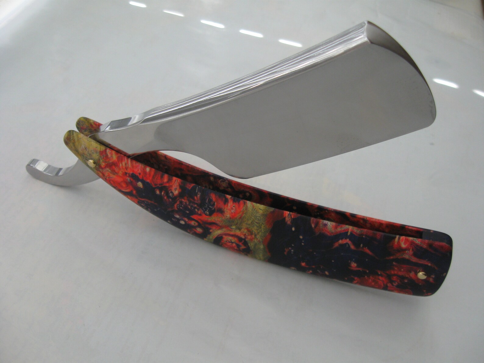 Custom straight razor Gipson Razor 13/8 | Etsy