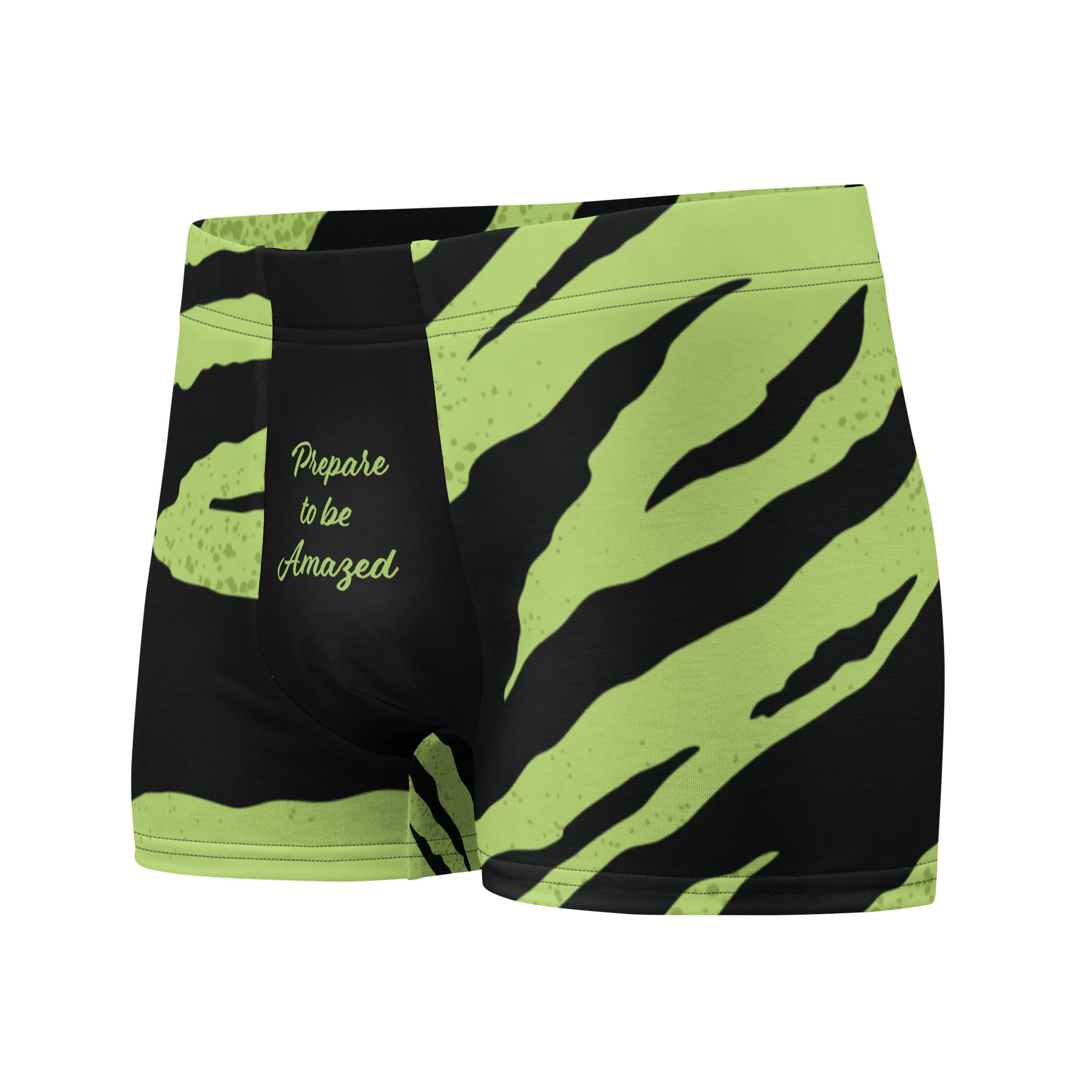 Green / Black Tiger Striped Boxer Briefs - Etsy
