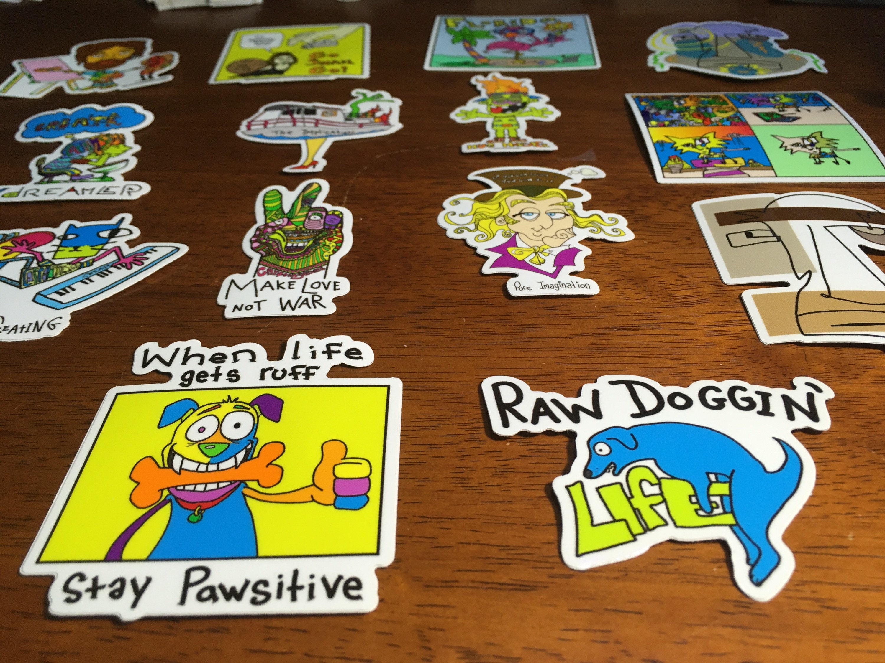 Raw Doggin’ Life 3” Sticker - Etsy
