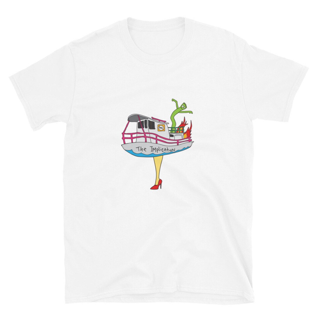 Cartoon Sausage Short-sleeve Unisex-the Implication T-shirt - Etsy