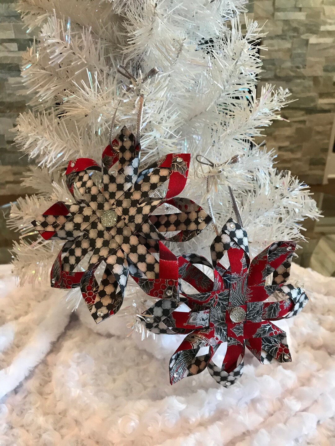 Scandinavian Star Christmas Ornament-christmas Ornaments-star/snowflake ...