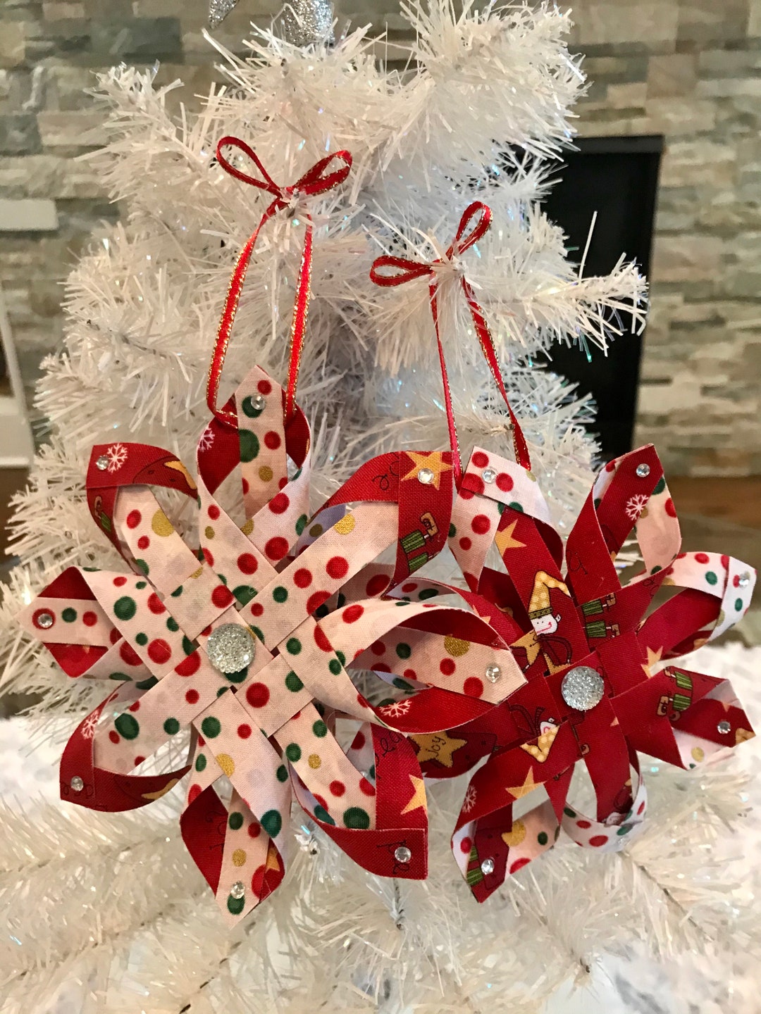 Scandinavian Star Christmas Ornament-christmas Ornaments-star/snowflake ...
