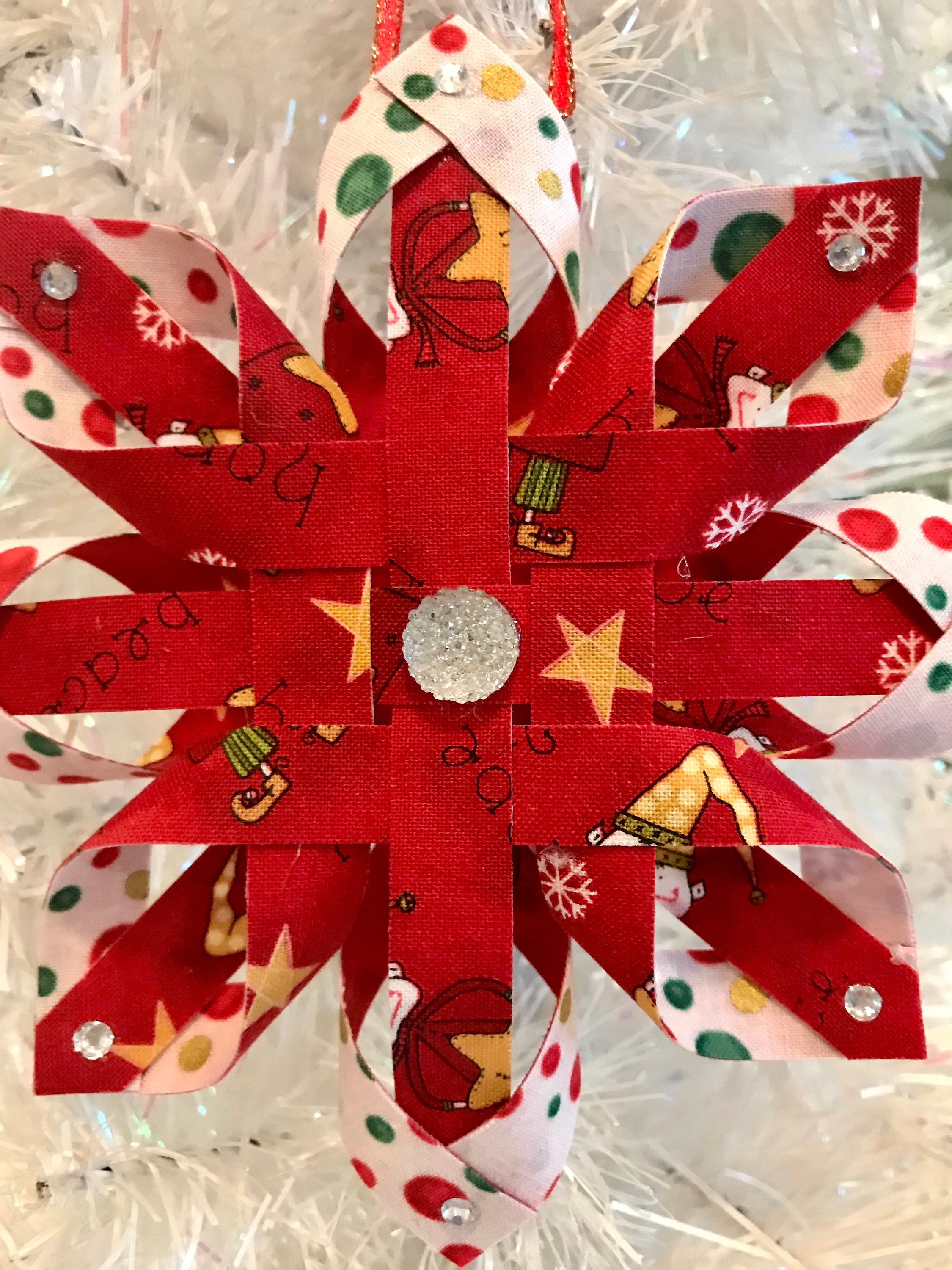 Scandinavian Star Christmas Ornament-handmade Christmas - Etsy UK