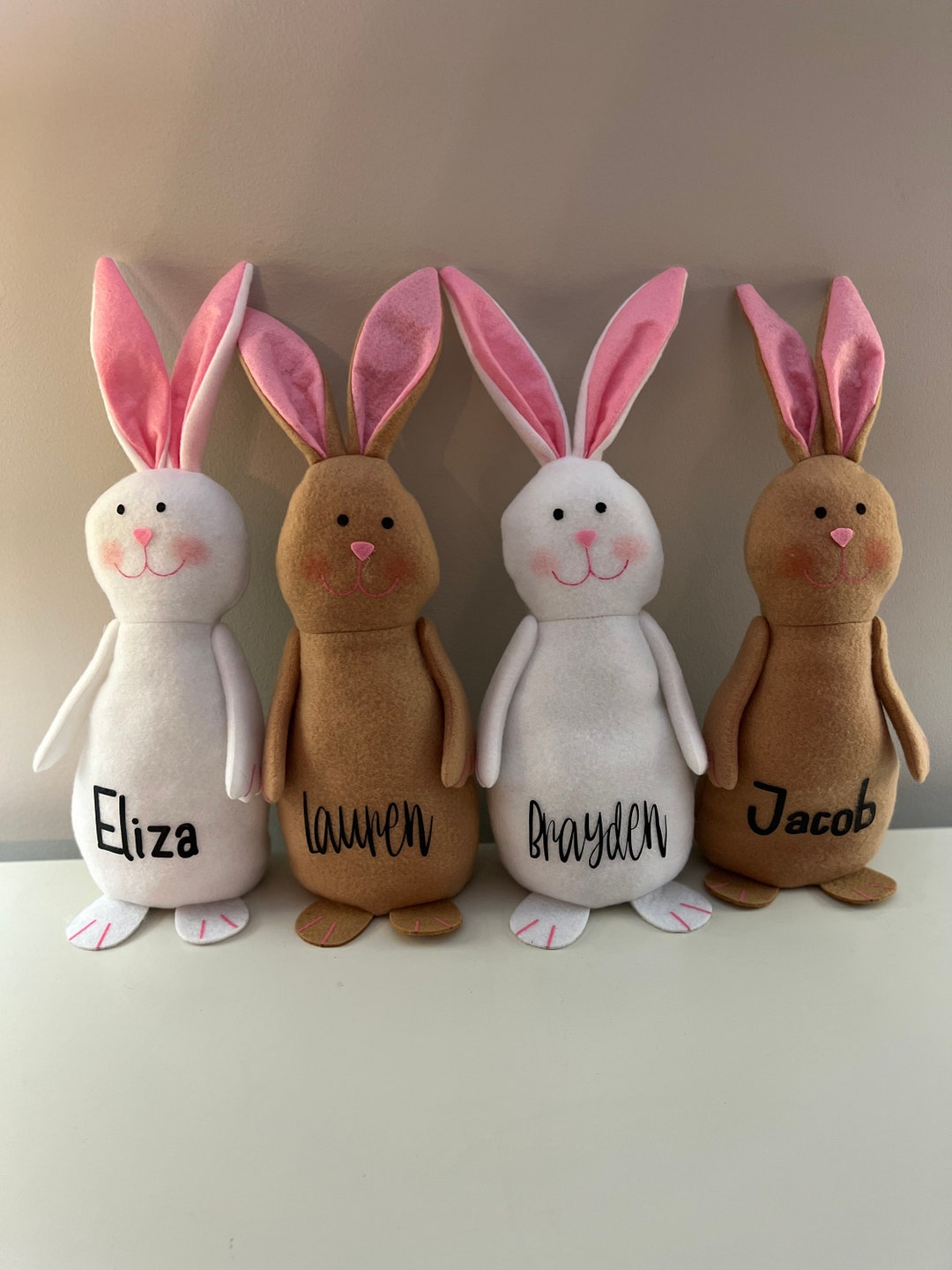 Personalized 14 in Standing Easter Bunny Easter Bunny, Bunny Decor ...