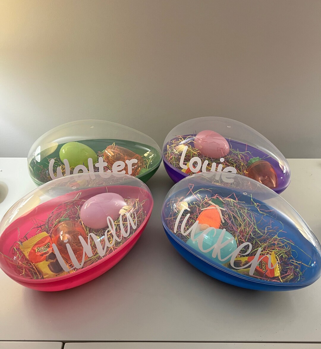 Personalized Jumbo Easter Eggs, Large Easter Egg, Easter Eggs, Basket ...